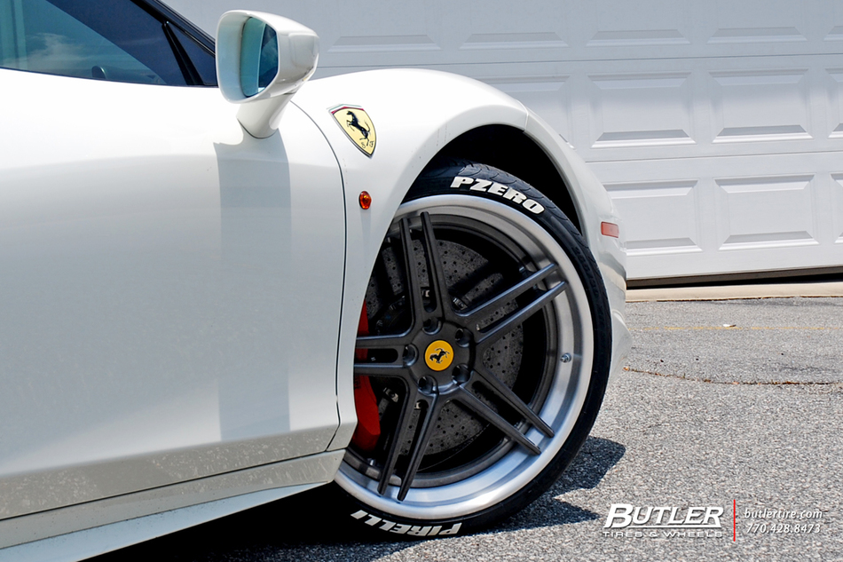 Ferrari 458 Italia on Custom 21in Avant Garde AGL15 Wheels - Trending ...