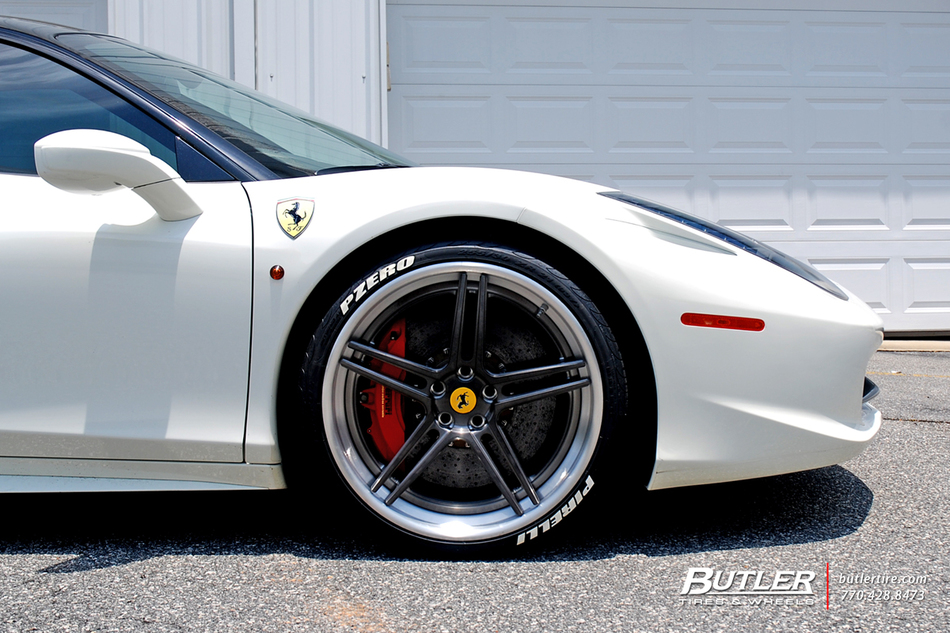 Ferrari 458 Italia on Custom 21in Avant Garde AGL15 Wheels - Trending ...