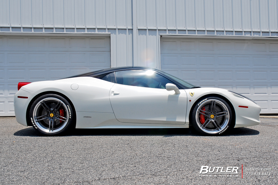 Ferrari 458 Italia on Custom 21in Avant Garde AGL15 Wheels - Trending ...