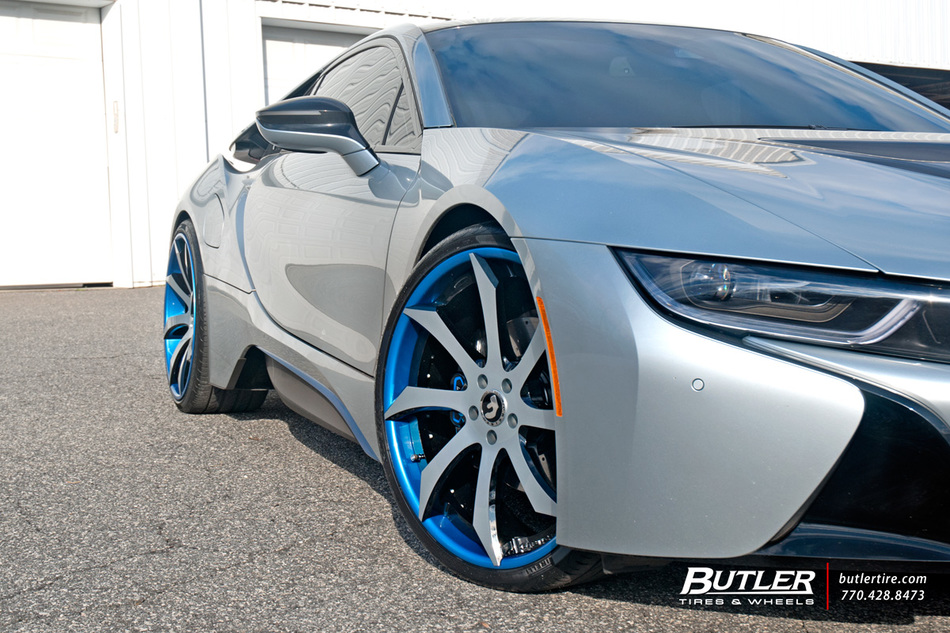 BMW i8 on custom 22in Forgiato Fondare ECL Wheels - Trending at Butler ...
