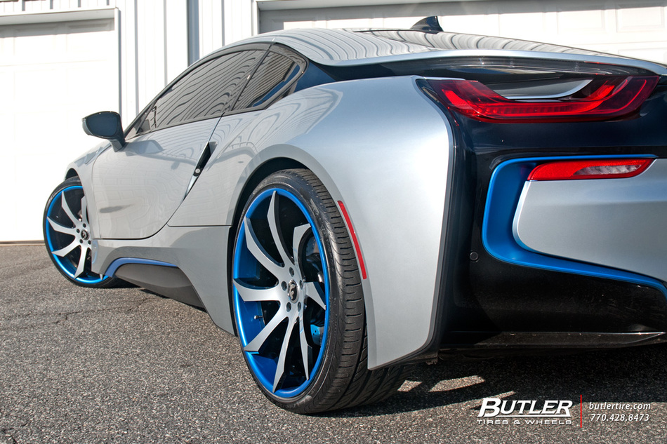 BMW i8 on custom 22in Forgiato Fondare ECL Wheels - Trending at Butler ...