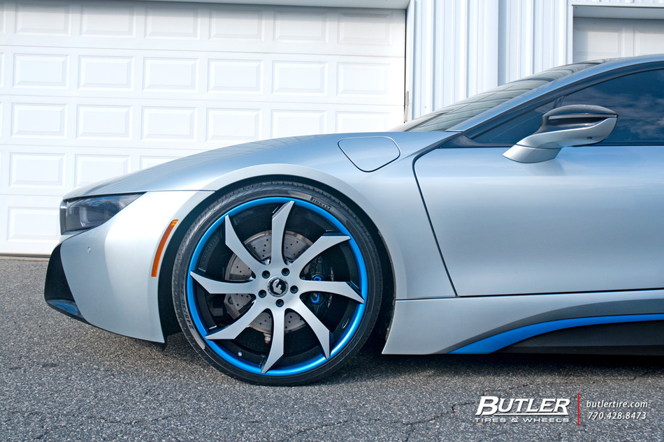 BMW i8 on custom 22in Forgiato Fondare ECL Wheels - Trending at Butler ...