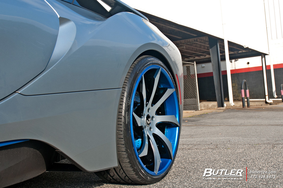 BMW i8 on custom 22in Forgiato Fondare ECL Wheels - Trending at Butler ...