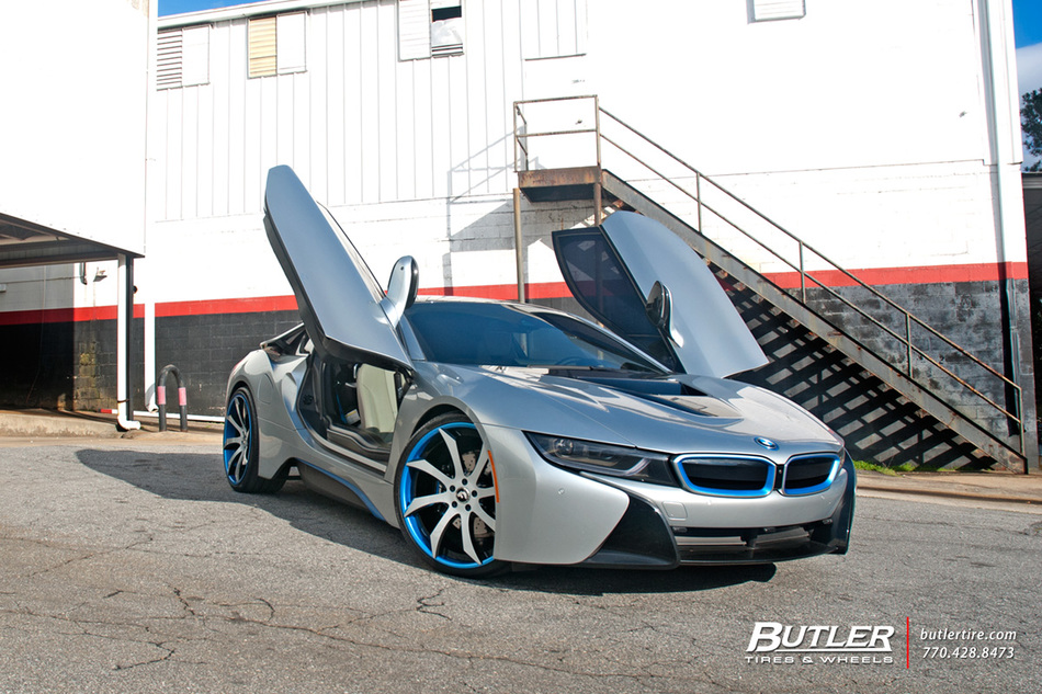 BMW i8 on custom 22in Forgiato Fondare ECL Wheels - Trending at Butler ...