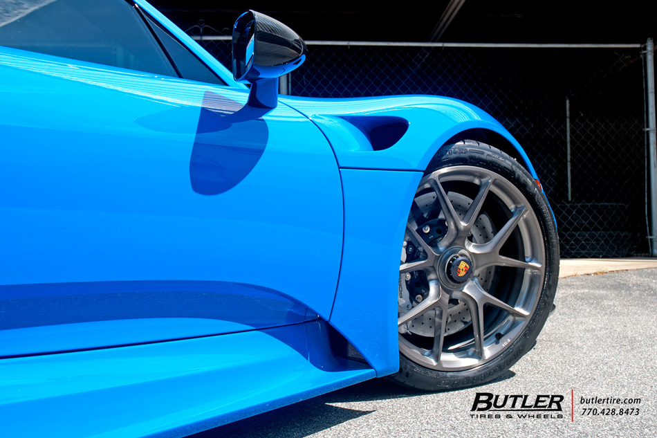 Voodoo Blue Porsche 918 Spyder on 20in HRE P101 Wheels - Trending at ...