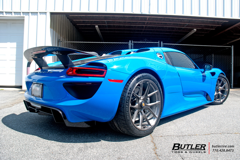 Voodoo Blue Porsche 918 Spyder on 20in HRE P101 Wheels - Trending at ...