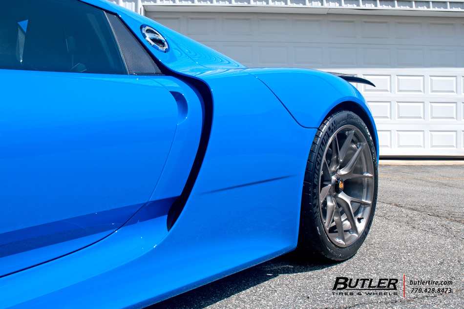 Voodoo Blue Porsche 918 Spyder on 20in HRE P101 Wheels - Trending at ...
