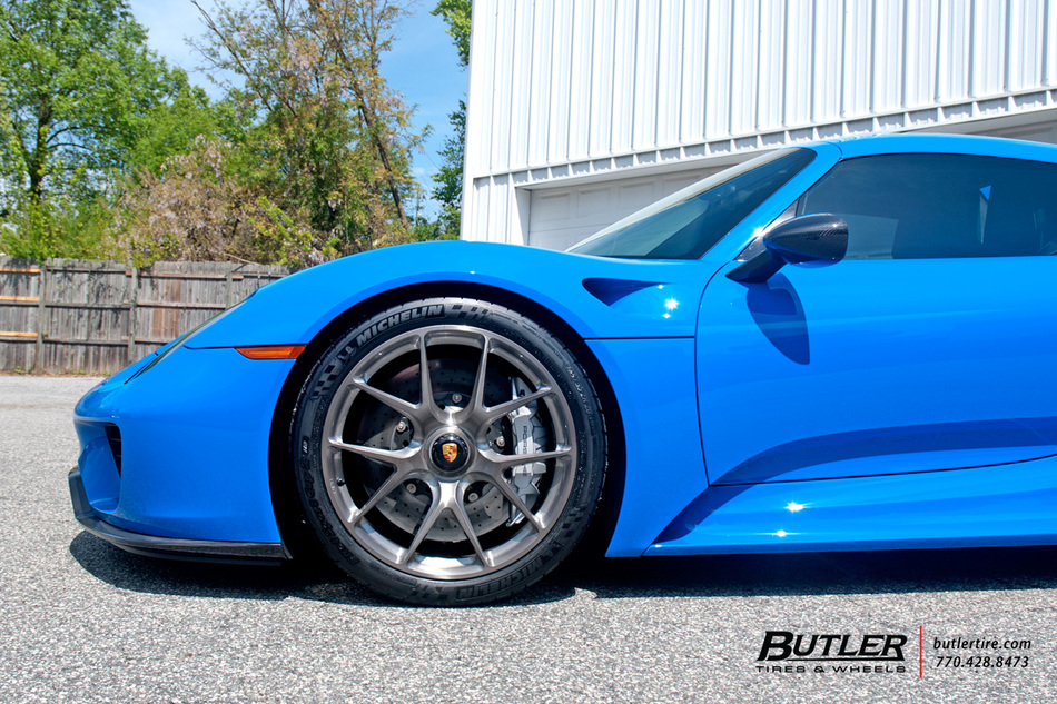 Voodoo Blue Porsche 918 Spyder on 20in HRE P101 Wheels - Trending at ...