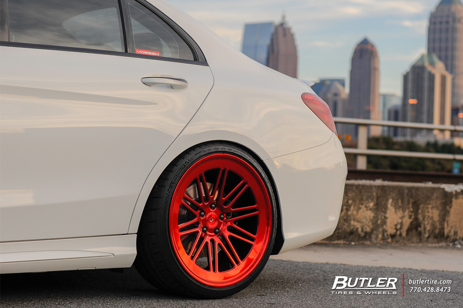Mercedes C450 AMG on 20in Vossen LC-107 Wheels - Trending at Butler ...