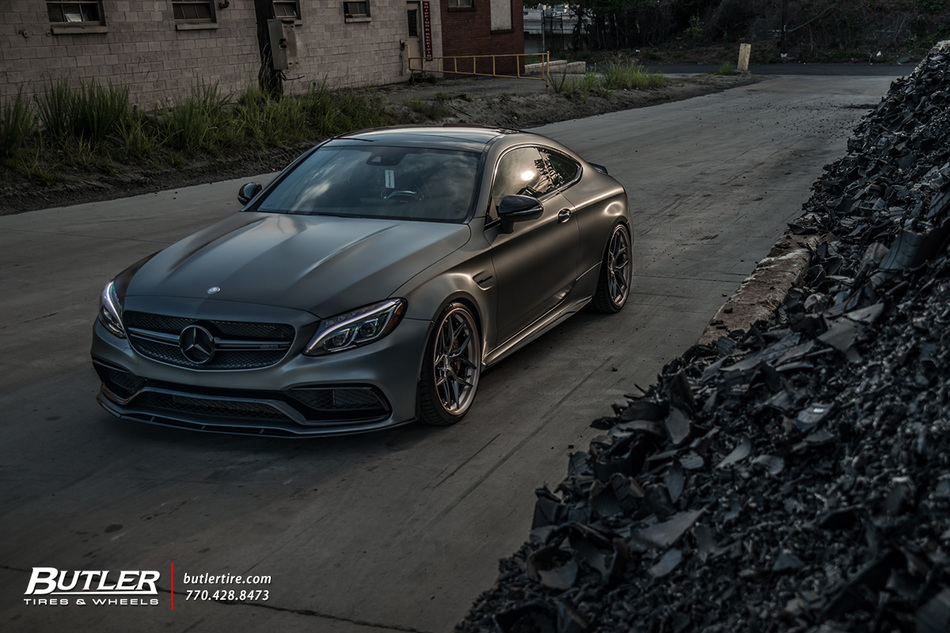 Edition 1 Mercedes C63s Coupe on custom Vossen S21-01 Wheels is ...