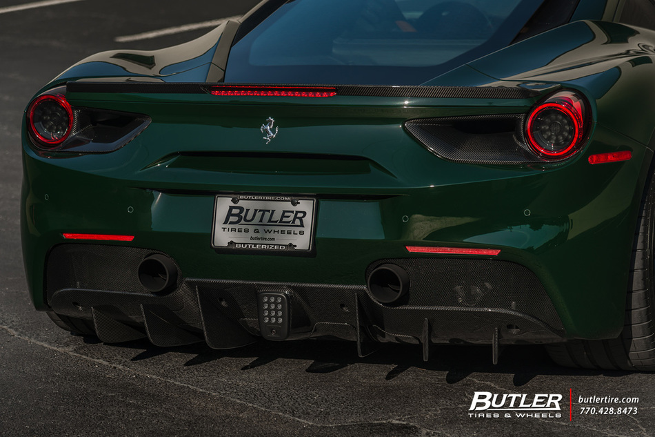 Super unique and very special Verde Abetone Novitec Ferrari 488 GTB on ...