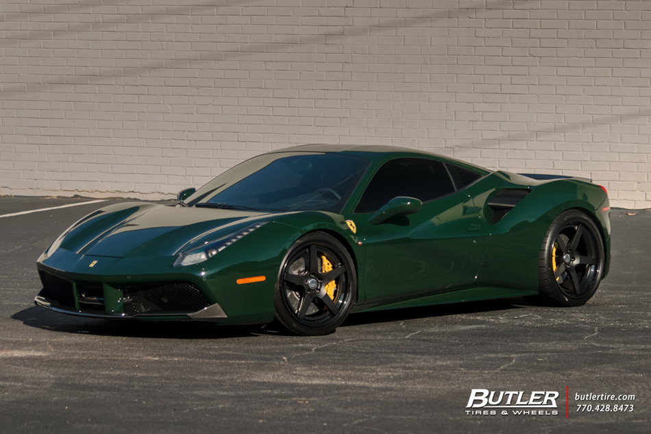 Super unique and very special Verde Abetone Novitec Ferrari 488 GTB on ...