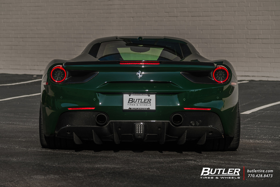 Super unique and very special Verde Abetone Novitec Ferrari 488 GTB on ...