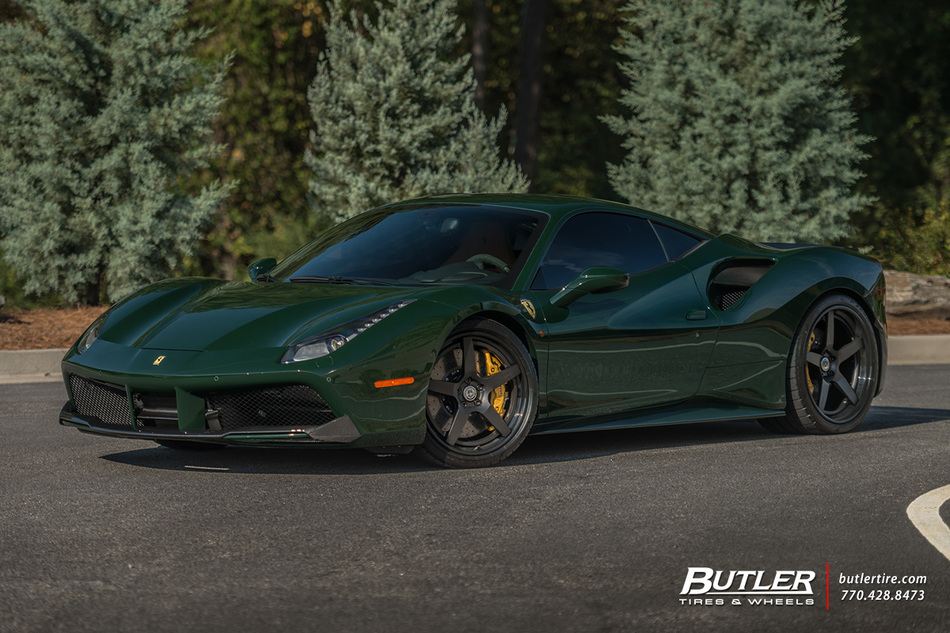 Super unique and very special Verde Abetone Novitec Ferrari 488 GTB on ...
