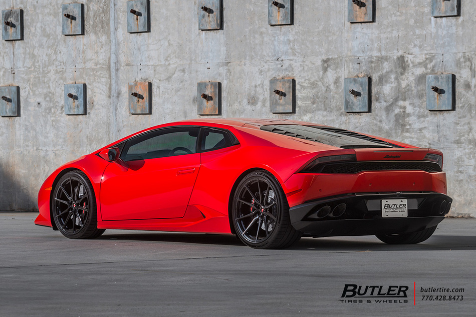 Lowered Lamborghini Huracan on Vossen ML-X2 Wheels Looking oh so ...