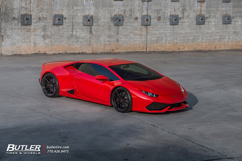 Lowered Lamborghini Huracan on Vossen ML-X2 Wheels Looking oh so ...