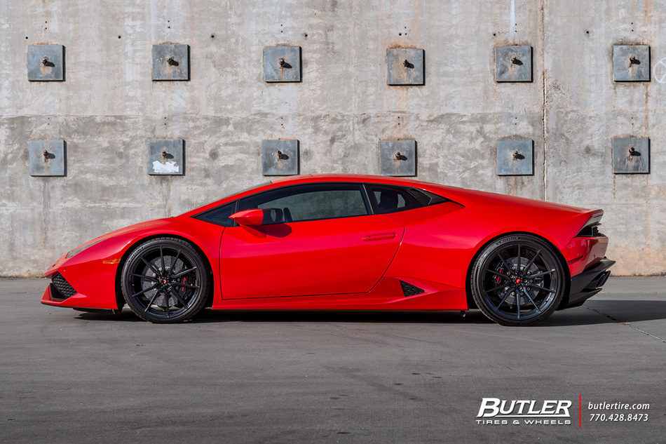 Lowered Lamborghini Huracan on Vossen ML-X2 Wheels Looking oh so ...