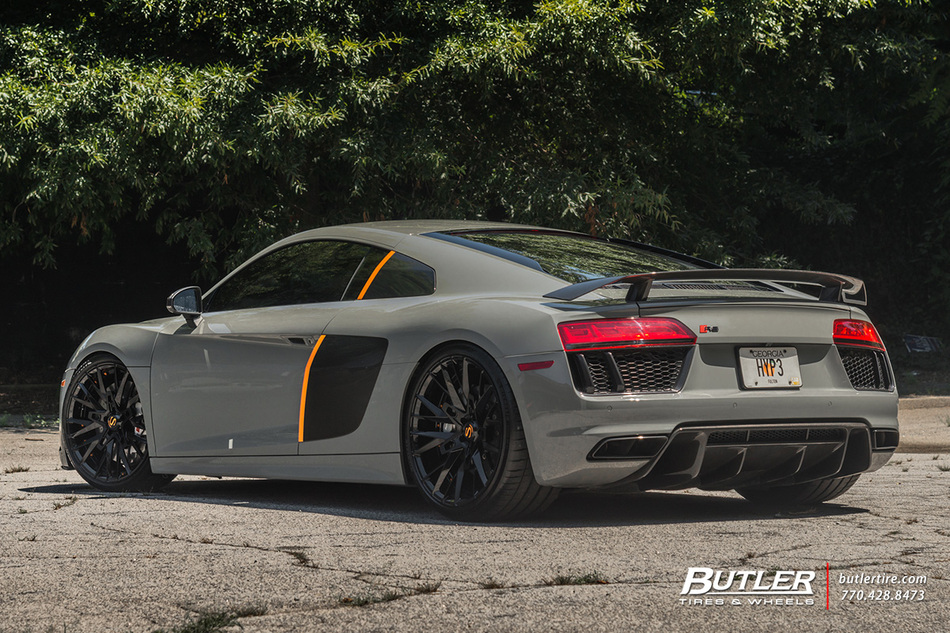 Harrison Nevel Goes All Out with his Slammed Audi R8 on custom Savini ...