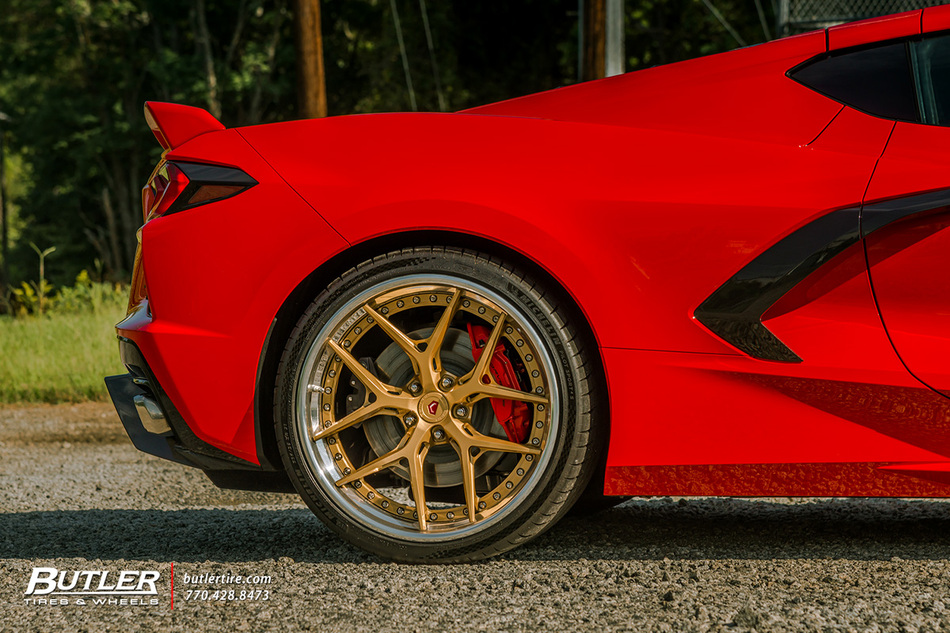 Modern American Muscle at its best - 2021 Chevy C8 Corvette Lowered on ...