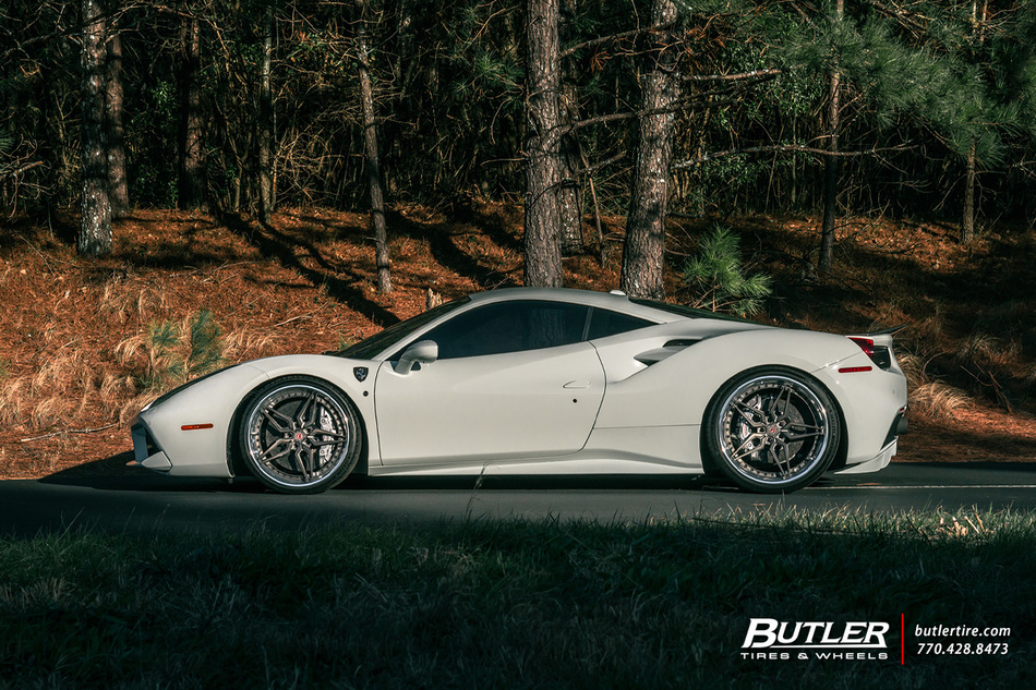 Less is More with this Lowered Ferrari 488 GTB on Custom 22in Vossen M ...