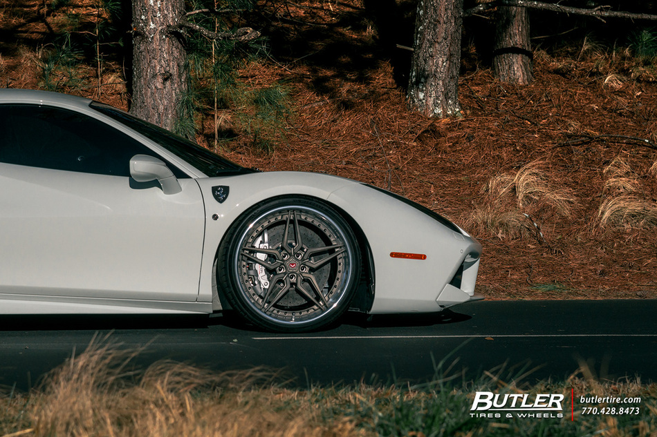 Less is More with this Lowered Ferrari 488 GTB on Custom 22in Vossen M ...