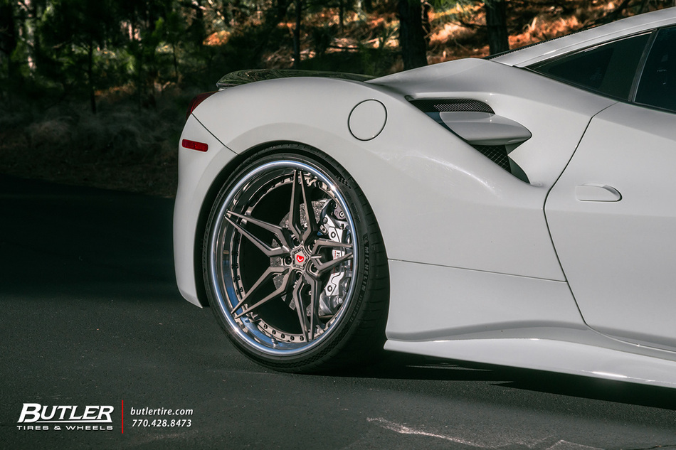 Less is More with this Lowered Ferrari 488 GTB on Custom 22in Vossen M ...