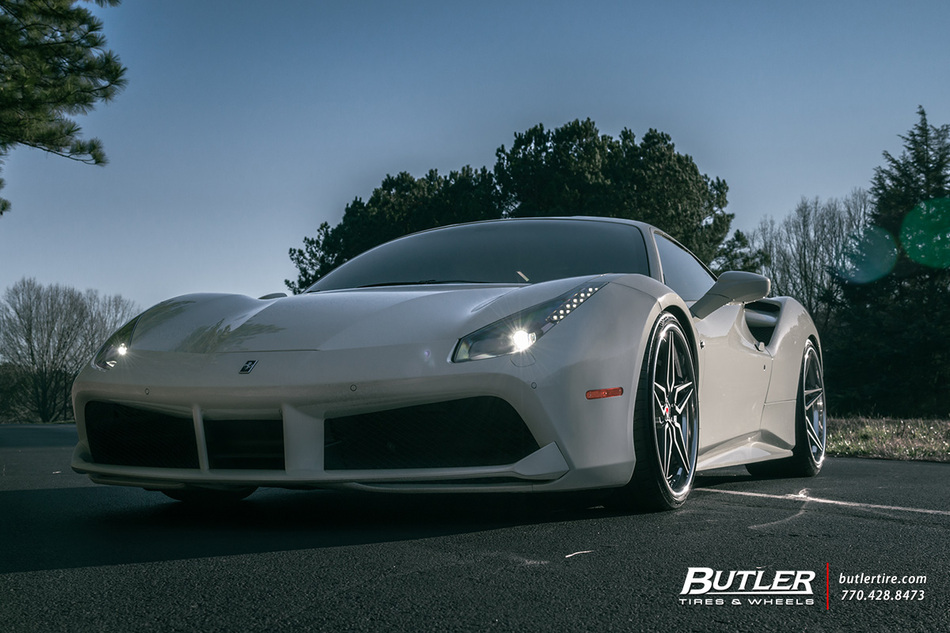 Less is More with this Lowered Ferrari 488 GTB on Custom 22in Vossen M ...