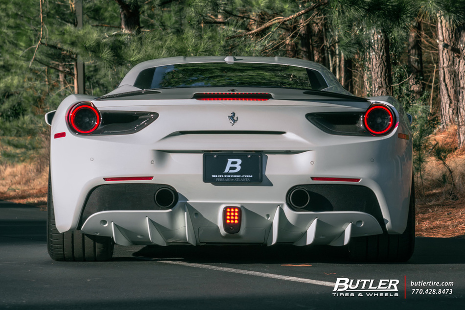 Less is More with this Lowered Ferrari 488 GTB on Custom 22in Vossen M ...