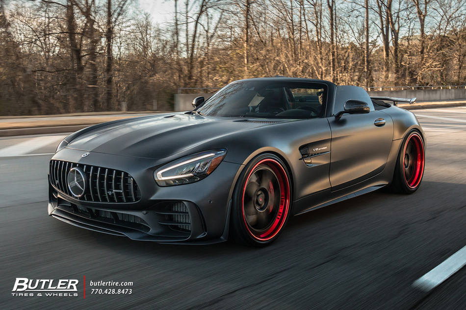 Exclusive Renntech Edition 1 Mercedes AMG GTR Roadster on Vossen Wheels ...