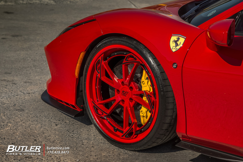 Ferrari F8 Tributo on Custom 21in AG Luxury Wheels is All Gucci - Mane ...