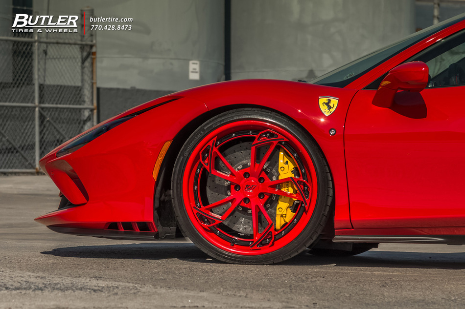 Ferrari F8 Tributo on Custom 21in AG Luxury Wheels is All Gucci - Mane ...