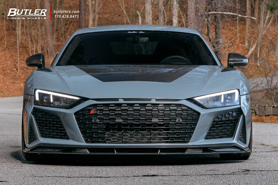 The Kemora Grey color on this Audi R8 V10 Performance is just the start ...