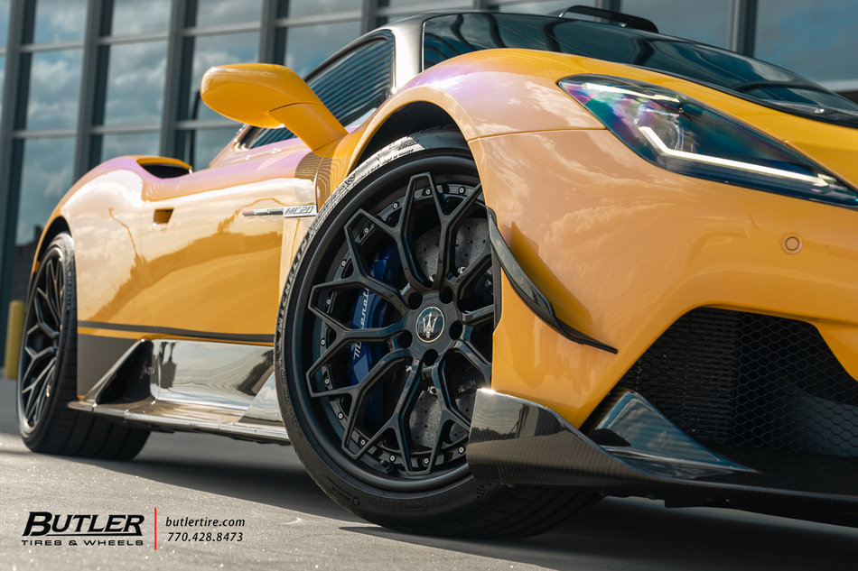 Custom 7Design Maserati MC20 on AG Luxury AGL61 Wheels - Precision and ...