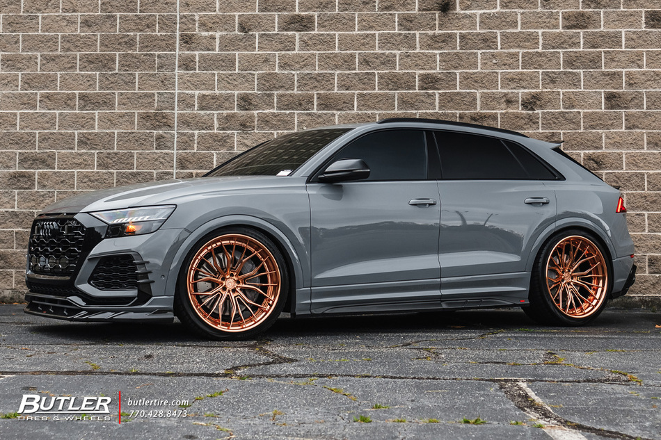 Urban Auto Audi RSQ8 Reimagined - Rose Gold Elegance Meets Carbon Power ...