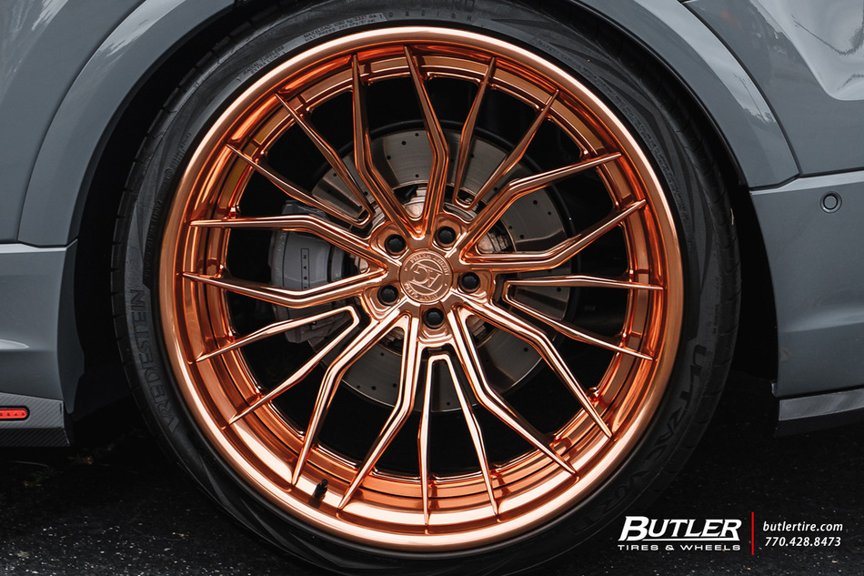 Urban Auto Audi RSQ8 Reimagined - Rose Gold Elegance Meets Carbon Power ...