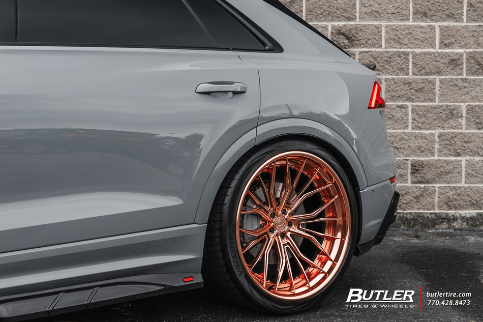 Urban Auto Audi RSQ8 Reimagined - Rose Gold Elegance Meets Carbon Power ...