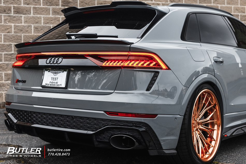 Urban Auto Audi RSQ8 Reimagined - Rose Gold Elegance Meets Carbon Power ...